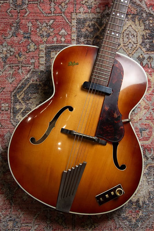 1959 Hofner Senator Thinline Sunburst | Reverb