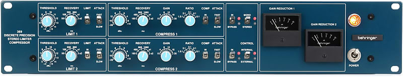 Behringer 369 2-channel Rackmounted Stereo Compressor (369d2) | Reverb