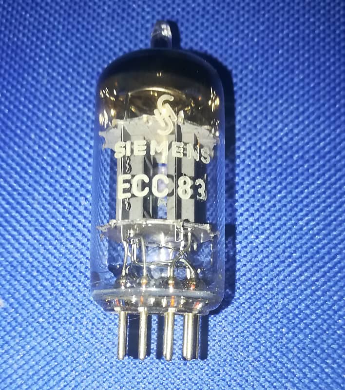 1 x SIEMENS-HALSKE ECC83 12AX7, dual support "o" getter, | Reverb