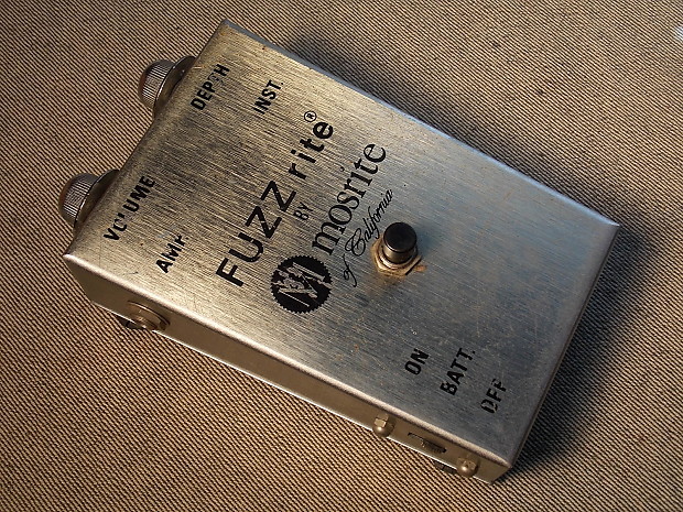 Mosrite Fuzzrite Fuzz Rite Pedal V1 Germanium In Collector | Reverb