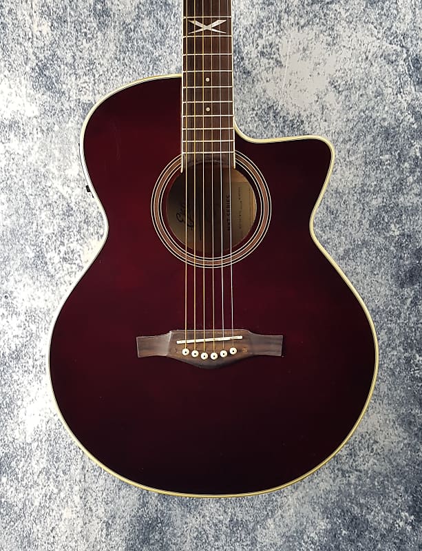 EKO NXT Series 018 Folk Electro Acoustic Guitar - Wine Red - | Reverb