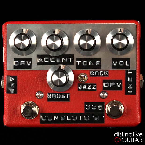Shin's Music Dumbloid 335 Boost Overdrive Pedal Red Tolex | Reverb