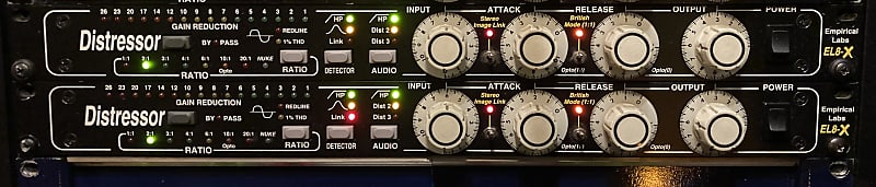(2) Empirical Labs EL8-X Distressor with British Mode and | Reverb