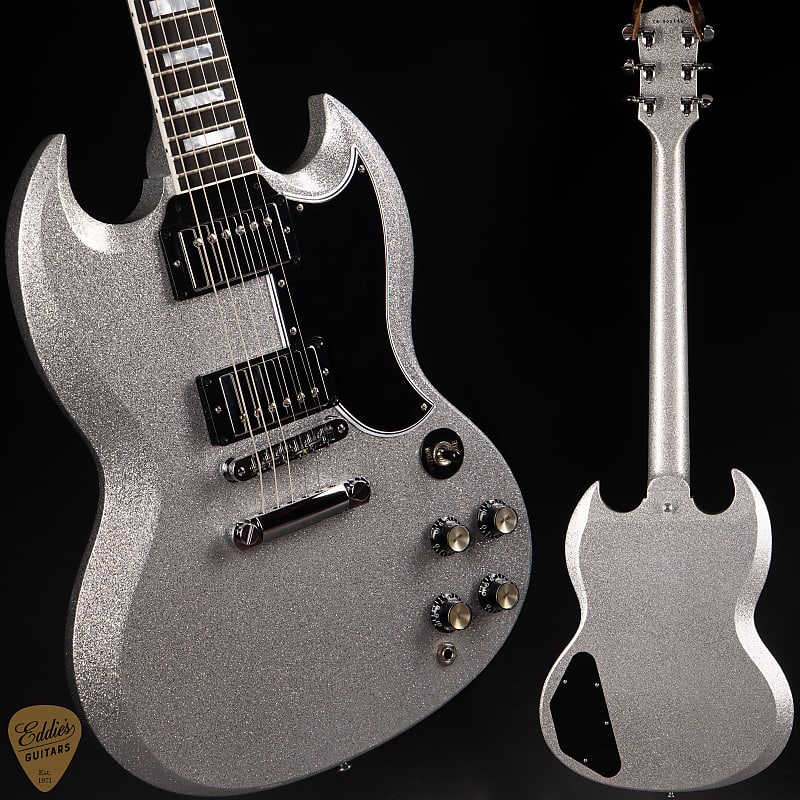 Gibson Custom Shop Made 2 Measure SG Custom Gloss Silver | Reverb