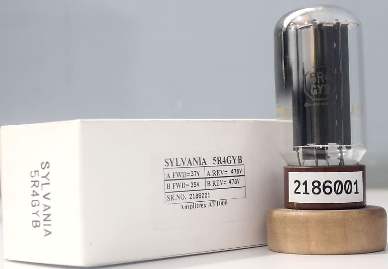 5R4GYB SYLVANIA Rectifier Tube Made in U.S.A. Amplitrex | Reverb