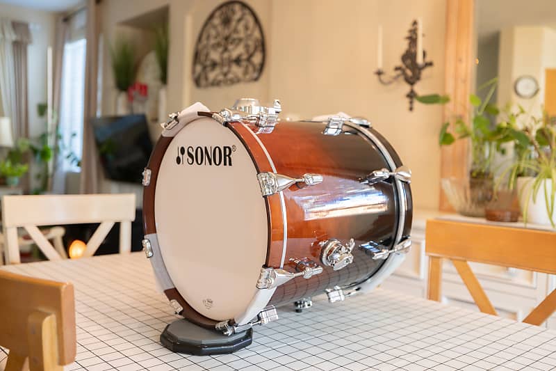 Sonor AQ2 Safari Bass Drum 15" x 16" - Brown Fade | Reverb