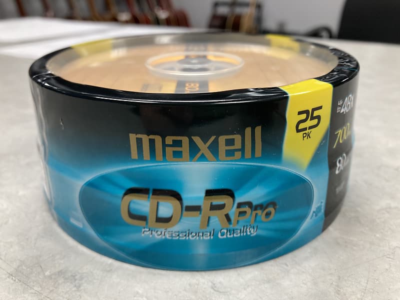 New Old Stock Vintage Japan made Maxwell CD-Rpro 25 pack | Reverb