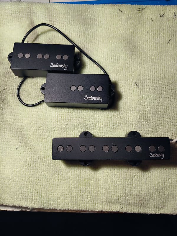 Sadowsky 5-string p/j bass pickups 2023 - black | Reverb
