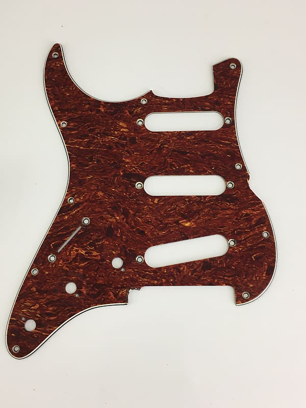 Lefty Strat Relic Pickguard For Fender Style Guitar Left | Reverb