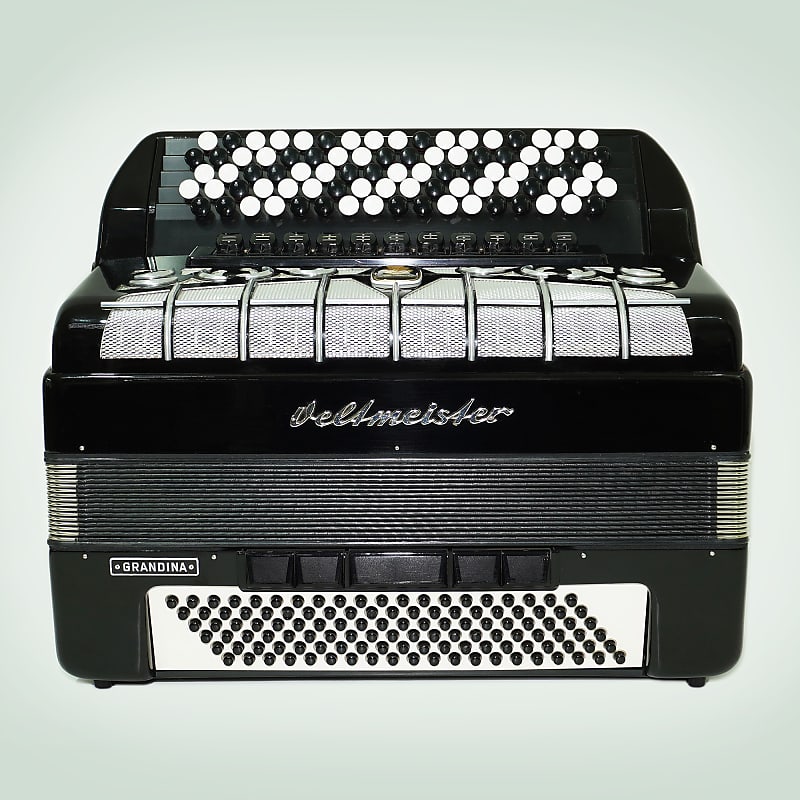 Weltmeister Grandina Button Accordion, made in Germany, | Reverb