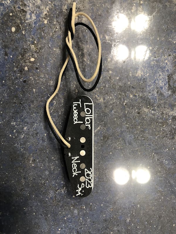 Lollar Tweed Neck (Flat Pole) 2023 White | Reverb