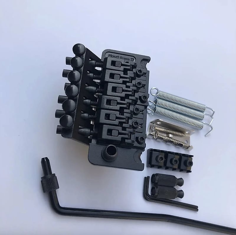 Floyd Rose Floyd Rose II Bridge Tremolo System in Black | Reverb