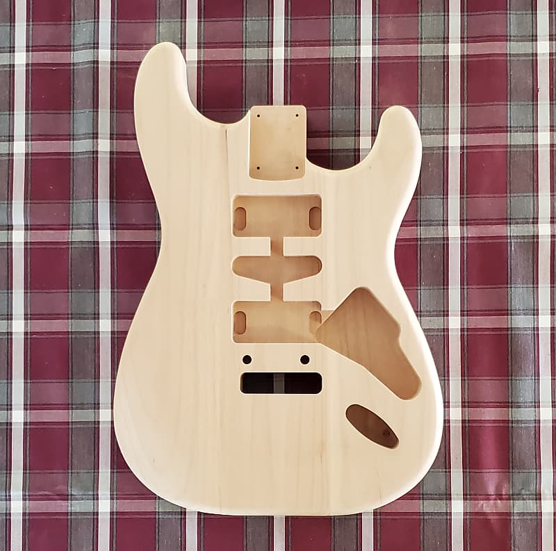 Woodtech Routing 3 pc Alder HSH Stratocaster Body - | Reverb