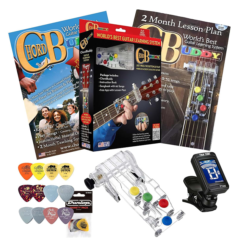 Chord Buddy Guitar Learning System With True Tune Chromatic | Reverb
