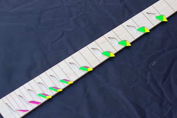 Handcrafted, Disappearing Pyramid Inlays, Jem, Universe, Vai | Reverb