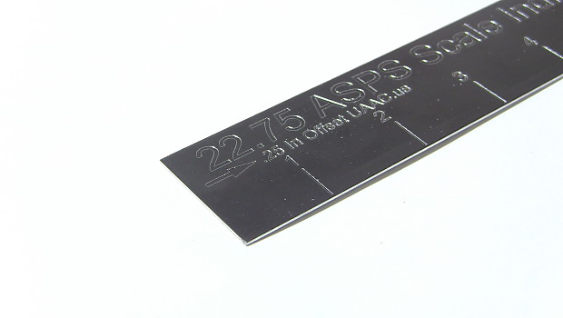 22.75 Scale Engraved Straight Edge Fret Indicator Luthier | Reverb UK