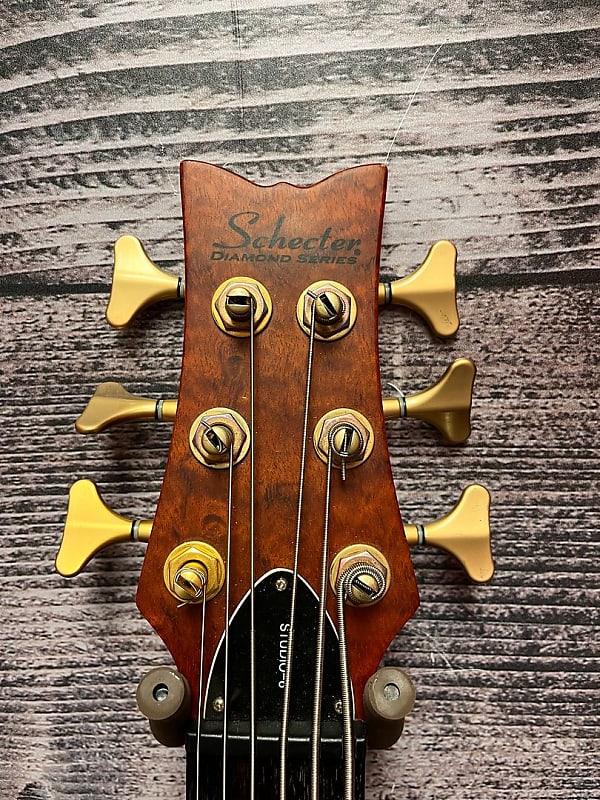 Schecter Left Handed 6 String Bass Guitar (Huntington, NY) | Reverb