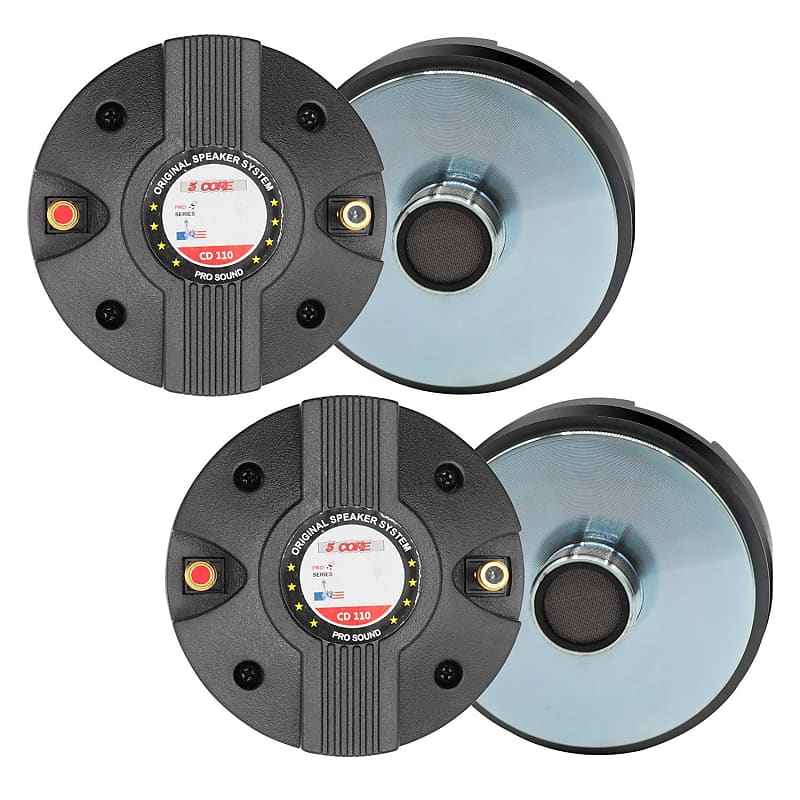 5 CORE Horn Speaker Tweeter Compression Driver 1.75 Inch | Reverb