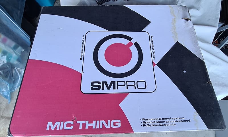 SMPRO Mic Thing Portable Mic Isolator Vocal Booth + Heavy | Reverb