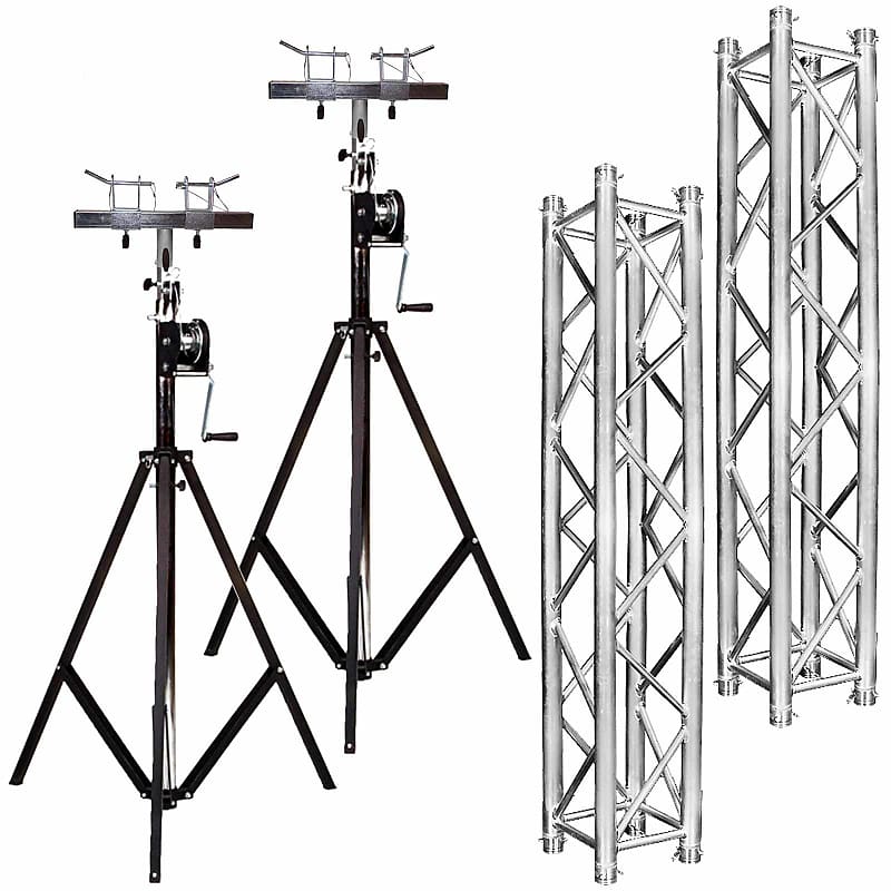 Global Truss Crank-up Portable 10' Lighting Truss Package | Reverb