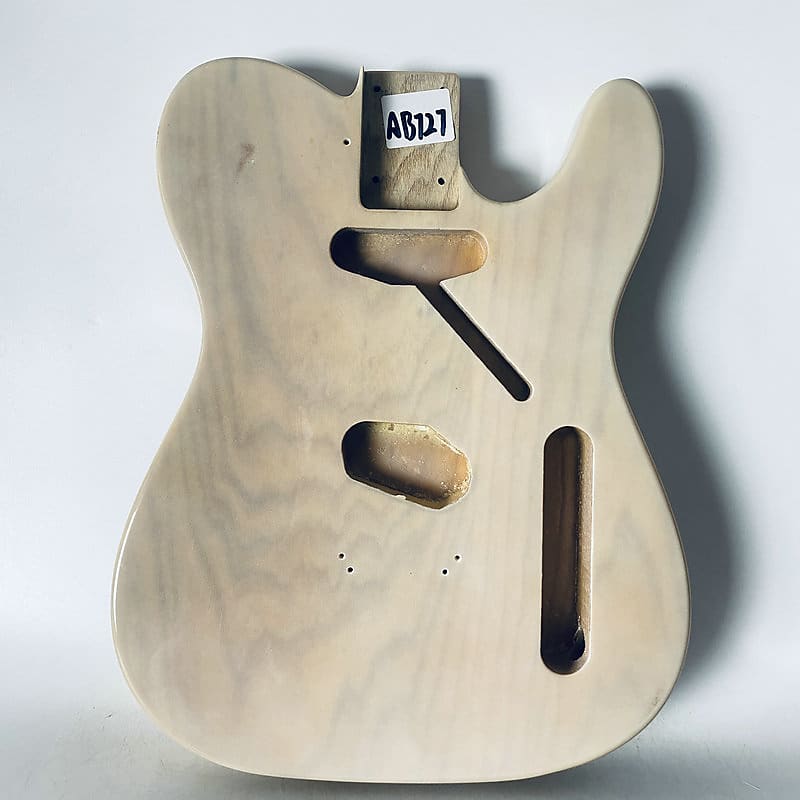 Solid Ash Wood Telecaster Tele Style Guitar Body | Reverb