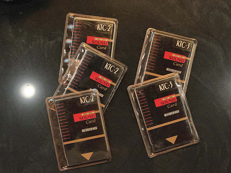 Ensoniq KTC-2 & KTC-3 ROM Cards for KT Keyboards | Reverb