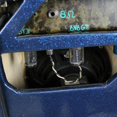 5F1 "Champ" Style Tube Guitar Amp Custom Kit Build - Blue | Reverb