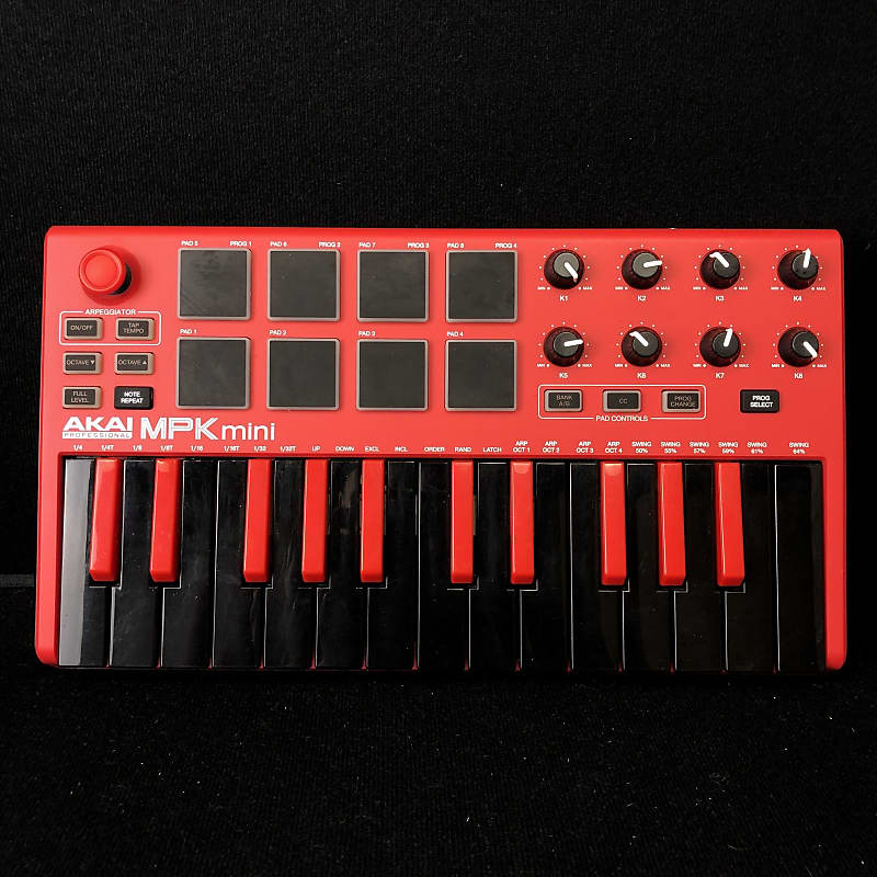 Used AKAI Professional MPK Mini Compact Keyboard & Pad | Reverb