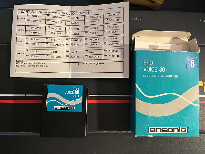 Ensoniq ESQ-Voice 80 Vol. 8 (ESQ-1/SQ-80/ESQ-M sound | Reverb