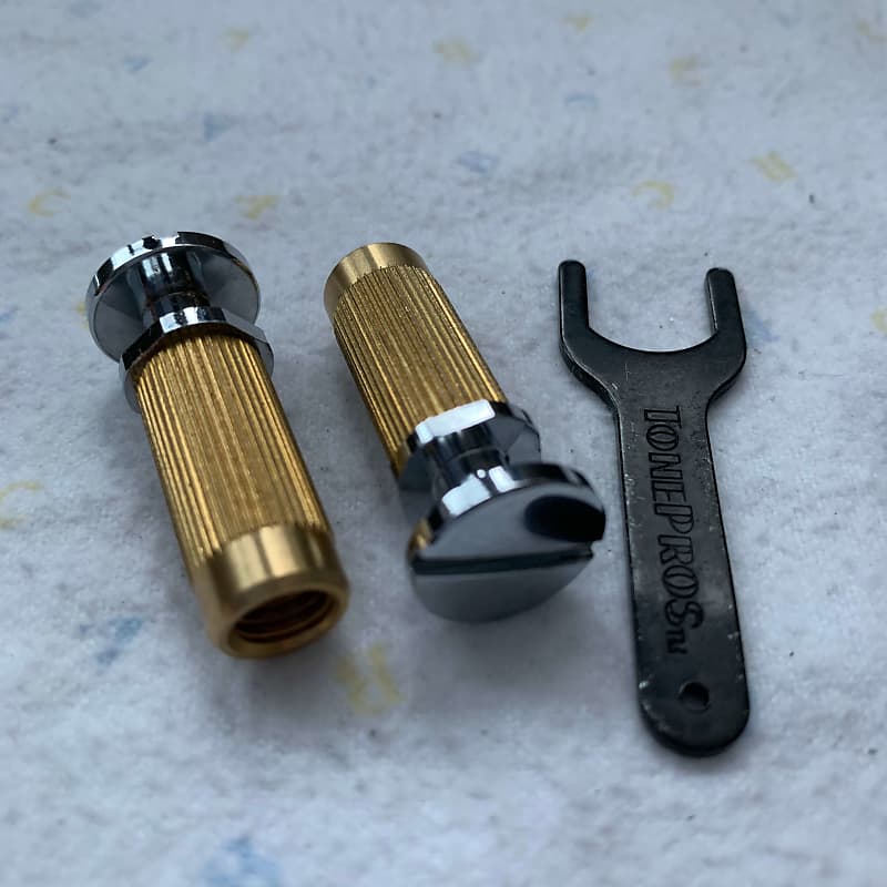 TonePros MSPRS Metric Locking Studs for PRS Chrome | Reverb