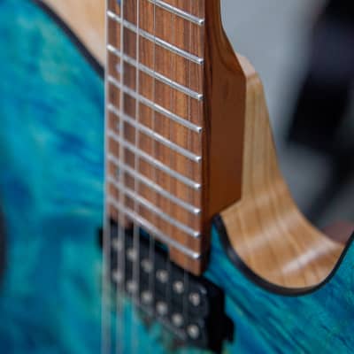 ESP TE-2 USA Custom 2019 Burl Top Blue | Reverb