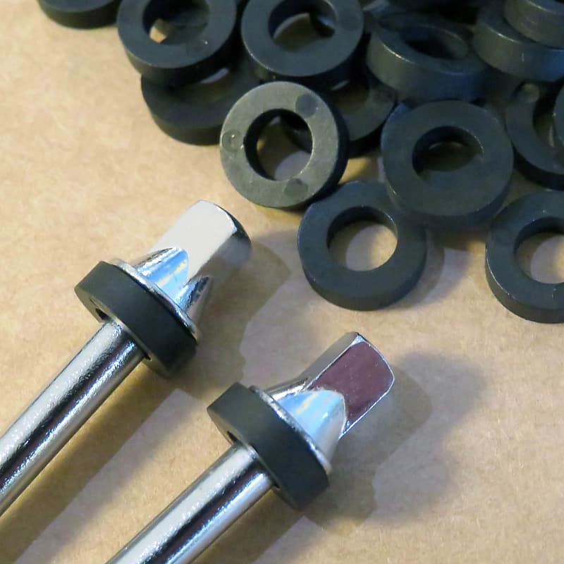200 New Tension Rod Washers (High-End Thick Black Nylon) For | Reverb
