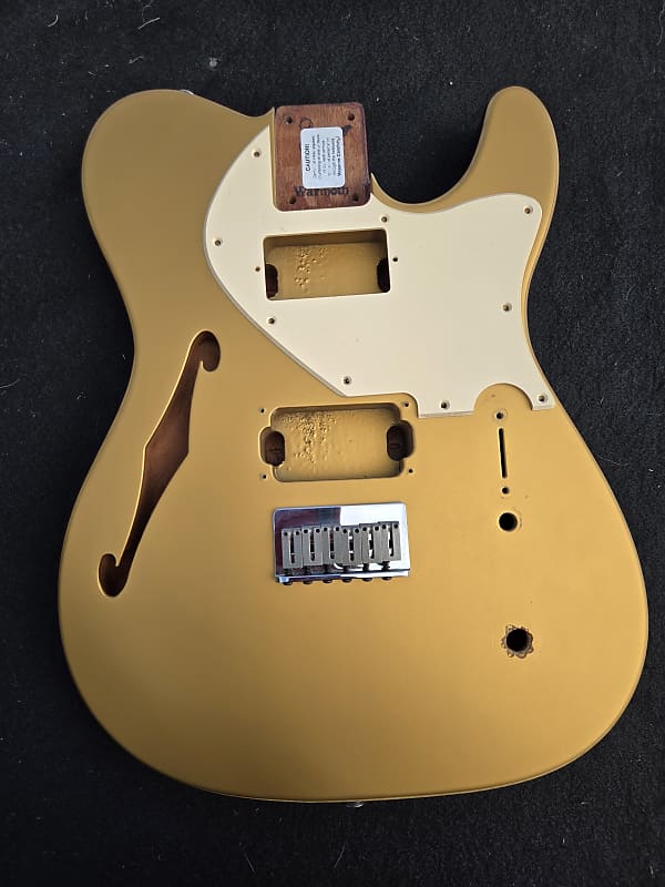 Warmoth Tele body (chambered) - Goldtop gold | Reverb