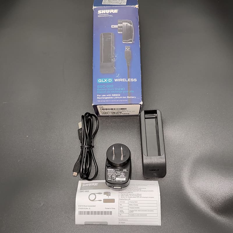 Shure SBC-902 Battery Dock Charger - Black | Reverb
