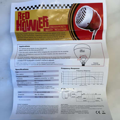 Red Howler Pro Harmonica Microphone 2000’s - Red | Reverb