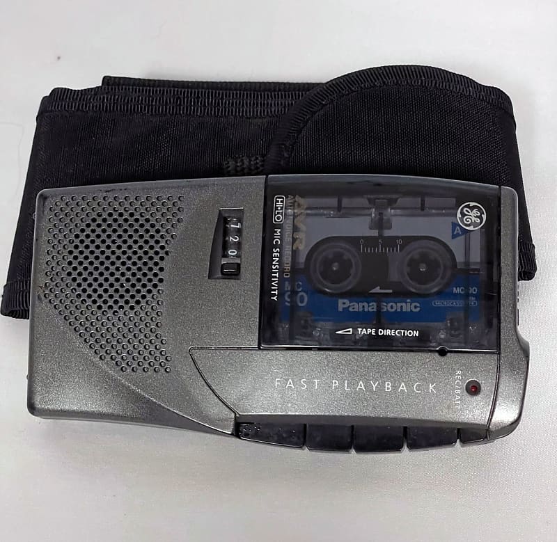 Vintage GE General Electric 3-5380A Microcassette Tape Player | Reverb