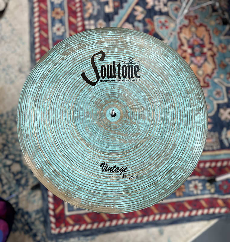USED SOULTONE 20" VINTAGE OLD SCHOOL PATINA RIDE - 1834g | Reverb