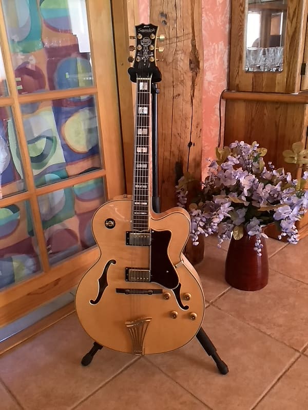 Samick HJ 650 artist series late 1990's - natural / blonde | Reverb