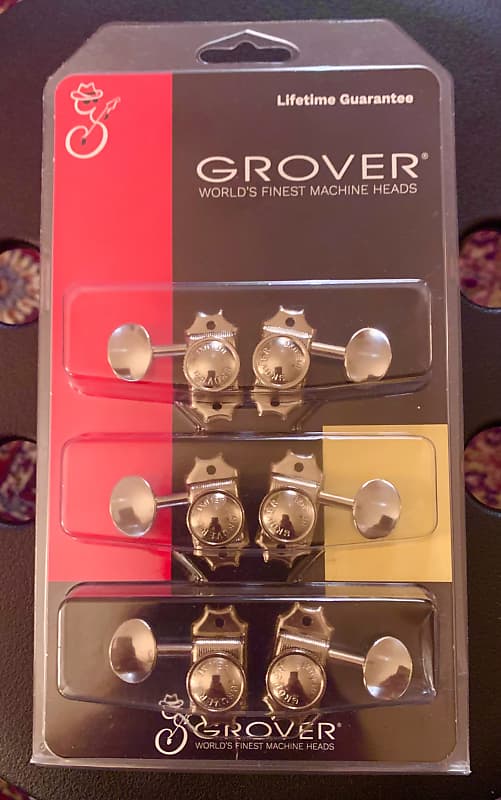 GROVER ROTO-GRIP LOCKING VINTAGE TUNERS 3x3 533N 2024 - | Reverb