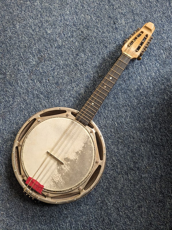 Stella Banjo Mandolin - Vintage French Banjolin 1910s-1920s | Reverb