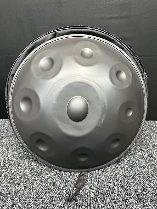 Handpan Black (D Minor) 9 Notes D3 A Bb C D E F G A - Black | Reverb