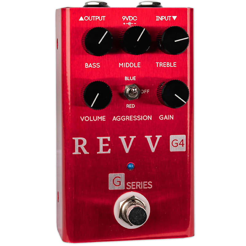 REVV G4 PEDAL RED CHANNEL OVERDRIVE/DISTORTION | Reverb