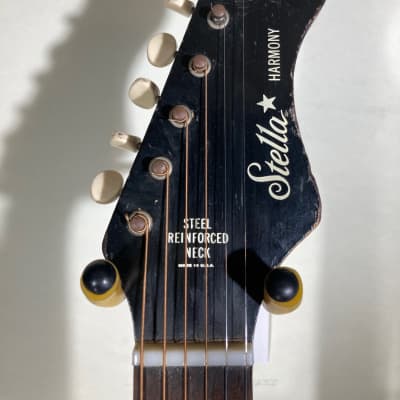 Stella Harmony 60s? - Red Tiger Stripe Burst finish | Reverb