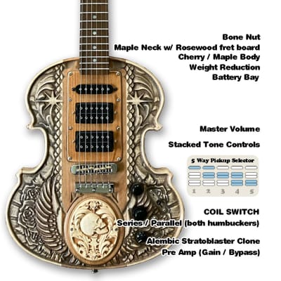 Cryptical Envelopment Carved 2024 Woodruff Custom - DiMarzio, | Reverb