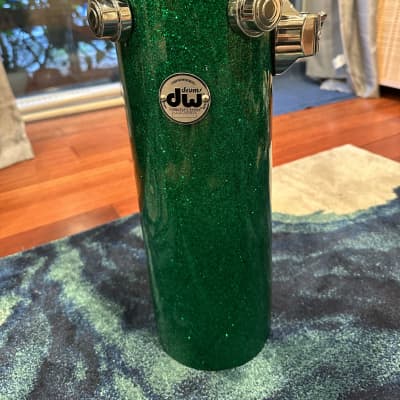 DW 18x6 Rata Tom Collector's Series Maple Late 2000s - Green | Reverb