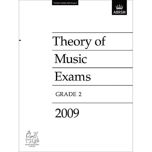 ABRSM Theory Of Music Exams 2009: Test Paper - Grade 2 | Reverb