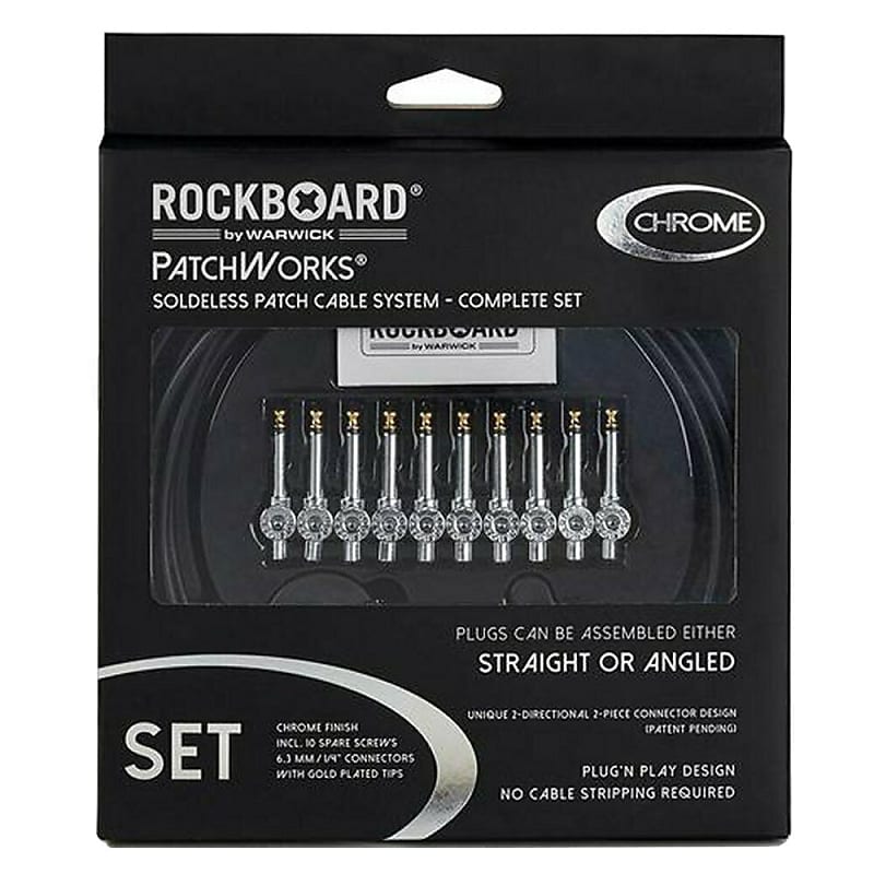 Rockboard Patchworks Solderless Patch Cables | Reverb