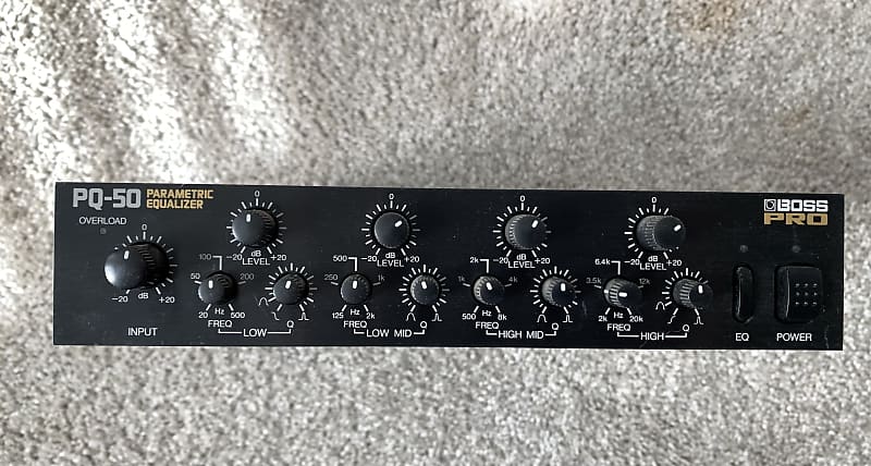 Boss PQ-50 Half Rack Parametric Equalizer 1994 | Reverb