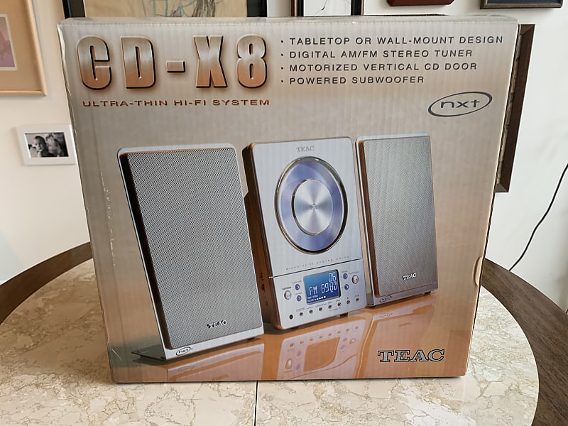 Brand New Open Box Teac CD-X8 Wall-Mountable CD Micro System | Reverb