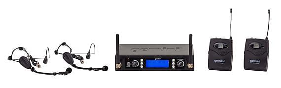 Gemini UHF 6200HL Dual Headset Wireless System | Reverb